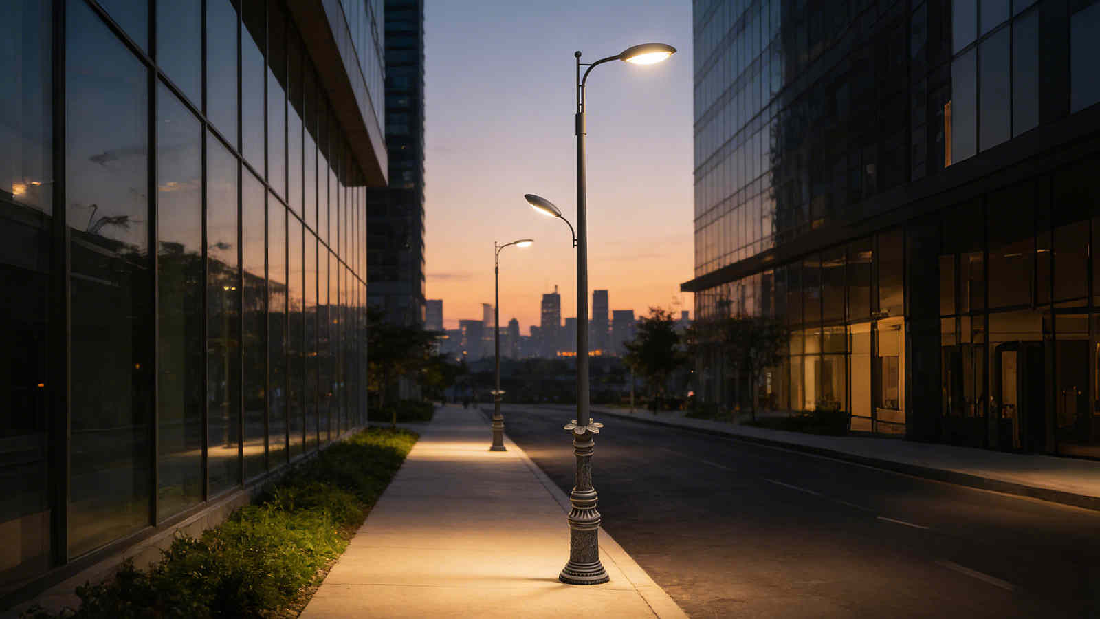 LED Street Light Poles: Benefits for Area Lighting Projects-HS